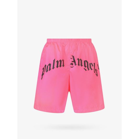 Palm Angels | Swim | Palm Angels Man Nylon Swim Trunks With Frontal ...